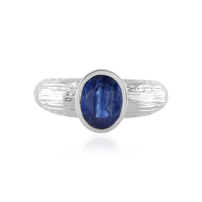 Anello in argento con Cianite del Nepal (de Melo)-8916NS | Gioielli Juwelo