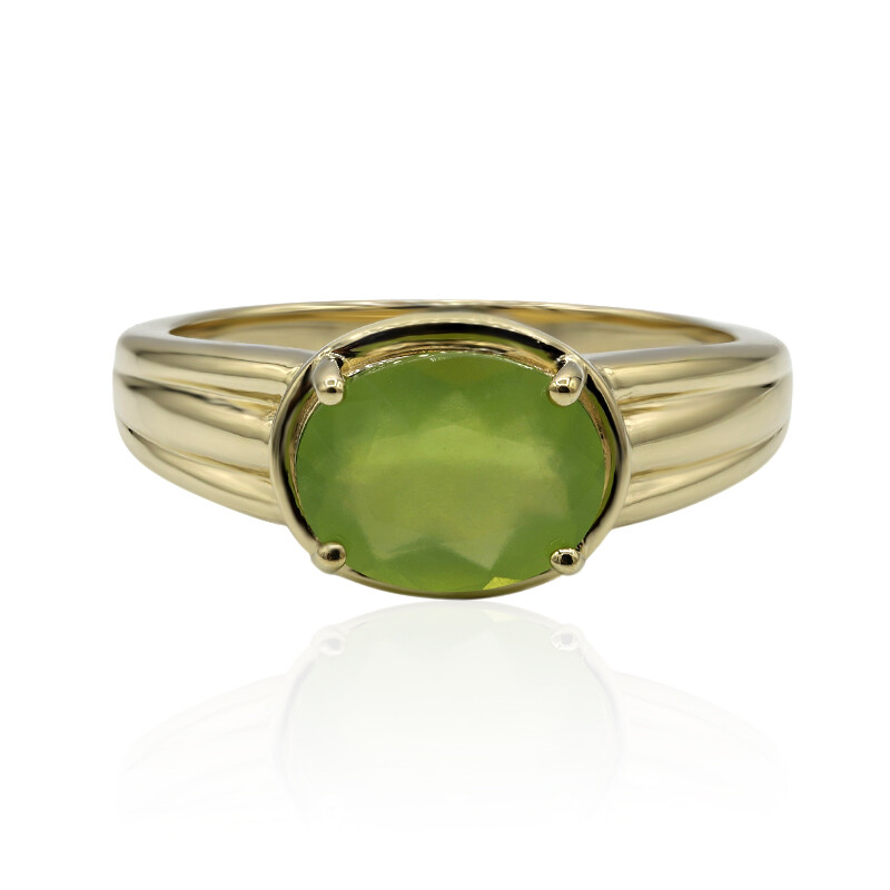 Anello in oro con Opale Verde Brasiliano (Tenner Diniz)-6094GI ...
