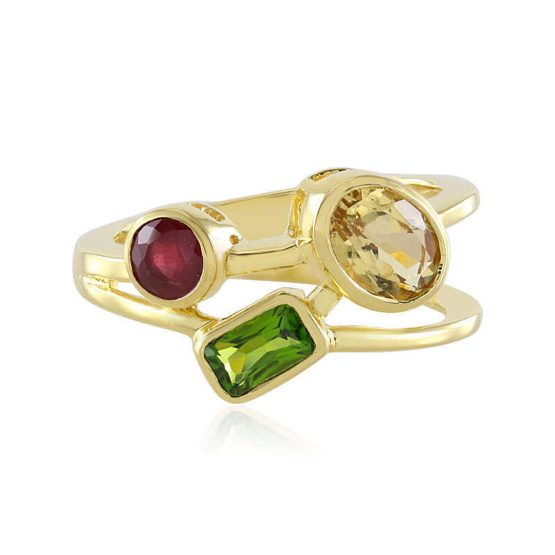 Anello in argento con Berillo Giallo-2498YS | Gioielli Juwelo